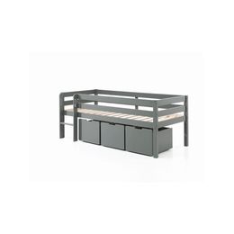 58 aufm Kessel KOJENBETT Karolina 208x83x105 aus Massivholz in Grau | Gr.: onesize