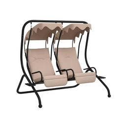 Outsunny Hollywoodschaukel 170L x 136B x 170H cm Beige | Gr.: onesize