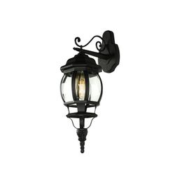 Licht-Erlebnisse Au&szlig;en Wandlampe (B)15.5 x (H)54 cm in SchwarzSchwarz | Gr.: onesize