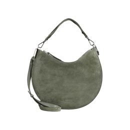 Coccinelle Sunup Suede - Schultertasche L 38 cm (greenery) in greenery | Gr.: onesize