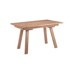 58 aufm Kessel ESSZIMMERTISCH ausziehbar Daveta 125x85x75 K&uuml;chentisch Holz Wildeiche | Gr.: onesize