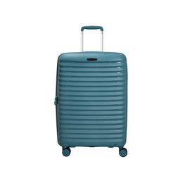 d&n D&N Travel Line 4500+ - 4-Rollen-Trolley M 65 cm erw. (black) in petrol | Gr.: onesize