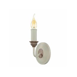 Licht-Erlebnisse Wandlampe (B)11.4 x (H)19.4 cm in Shabby Wei&szlig; HolzShabby Wei&szlig; Holz | Gr.: onesize