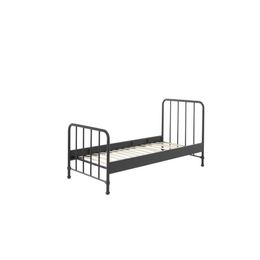 58 aufm Kessel METALLBETT Kay 97x110x206 aus Metall in Schwarz matt | Gr.: onesize