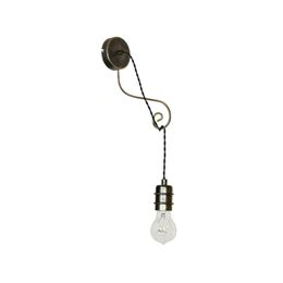 Licht-Erlebnisse Wandlampe (B)10 x (L)23 cm in AltmessingAltmessing | Gr.: onesize
