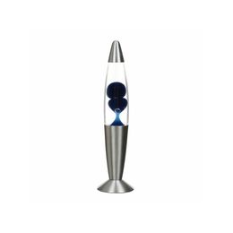 Licht-Erlebnisse Lavalampe EEK G &Oslash; 8.6 x (H)36 cm in Silber Blau Klar | Gr.: onesize