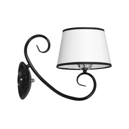 Licht-Erlebnisse Wandlampe (H)25 cm in Schwarz Wei&szlig;Schwarz Wei&szlig; | Gr.: onesize
