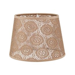 Licht-Erlebnisse Lampenschirm &Oslash; 19.5 x (H)14 cm in CappuccinoCappuccino | Gr.: onesize
