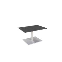 58 aufm Kessel COUCHTISCH Ceara 90x60x47 h&ouml;henverstellbar Perlsilber/Marmara Nero | Gr.: onesize