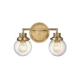 Licht-Erlebnisse Wandlampe (B)37.3 x (H)25 cm in Messing Antik Klar/TransparentMessing Antik Klar/Transparent | Gr.: onesize