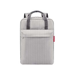 Reisenthel allday Rucksack M - Rucksack 15.6" 39 cm (cord grey) in herringbone grey | Gr.: onesize