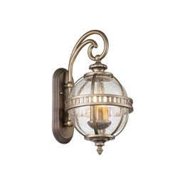 Licht-Erlebnisse Au&szlig;en Wandlampe (B)25.4 x (H)48.9 cm in Bronze br&uuml;niert TransparentBronze br&uuml;niert Transparent | Gr.: onesize