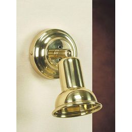 Licht-Erlebnisse Spot Strahler (B)9.5 x (L)11 x (H)15 cm in Messing lackiertMessing lackiert | Gr.: onesize