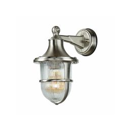 Licht-Erlebnisse Au&szlig;en Wandlampe (B)14 x (H)27 cm in Nickel mattNickel matt | Gr.: onesize