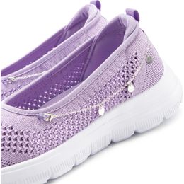 Lascana Damen Sneaker flieder Gr&ouml;&szlig;e 40