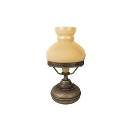Licht-Erlebnisse Tischlampe &Oslash; 13.5 x (H)24.5 cm in Bronze Antik matt CremeBronze Antik matt Creme | Gr.: onesize