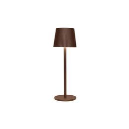 Coen Bakker LED Tischlampe dimmbar IP44 Innen & Au&szlig;en 36,5x11cm in Bronze | Gr.: onesize
