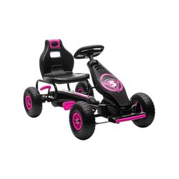 HOMCOM Gokart Tretauto Rosa+Schwarz | Gr.: onesize