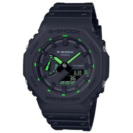 Casio G-Shock Classic AnaDigi Herrenuhr Schwarz/Gr&uuml;n | Gr.: onesize