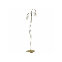 Licht-Erlebnisse Stehlampe (B)44 x (L)44 x (H)169 cm in Gold Wei&szlig;Gold Wei&szlig; | Gr.: onesize
