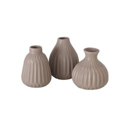 Boltze Vase Esko 3er-Set in grau | Gr.: onesize