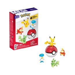Nintendo MEGA POK&Eacute;MON Paldea-Region Pikachu Set m. 4 Figuren + 1 Pok&eacute;ball HPX92 6+ | Gr.: onesize