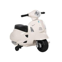 HOMCOM Vespa Elektromotorrad Kinder 1,5-3 Jahre Wei&szlig; | Gr.: onesize