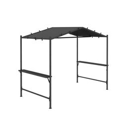 Outsunny Pavillon 277L x 149B x 230H cm Dunkelgrau | Gr.: onesize