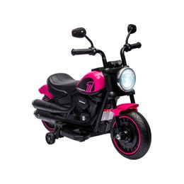 HOMCOM Elektromotorrad 3 km/h 1,5-3 Jahre Rosa | Gr.: onesize