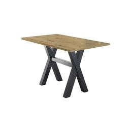 58 aufm Kessel STEHTISCH Essa 2 140 x 70 x 105 aus Holzwerkstoff Asteiche | Gr.: onesize