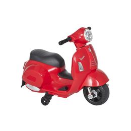 HOMCOM Vespa Elektromotorrad Kinder 1,5-3 Jahre Rot | Gr.: onesize
