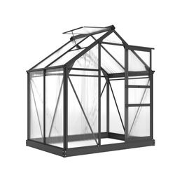 Outsunny Gew&auml;chshaus 190L x 132B x 201H cm Grau+Transparent | Gr.: onesize