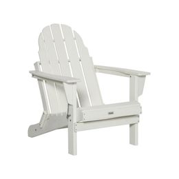 Outsunny Adirondack-Gartenstuhl 75B x 87T x 93H cm Wei&szlig; | Gr.: onesize