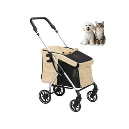 PawHut Hundewagen 80L x 48,5B x 106H cm | Gr.: onesize