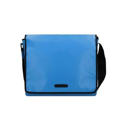 Green Burry Greenburry Upcycled Tarpaulin Messenger 40 cm Laptopfach in blue | Gr.: onesize