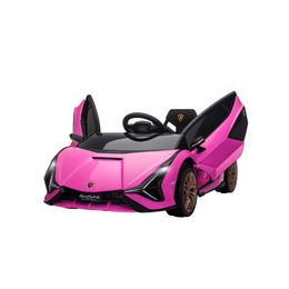 HOMCOM Lamborghini SIAN Kinderauto Rosa | Gr.: onesize