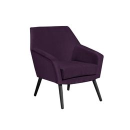 others SESSEL Kachka Bezug Samtvelour Buche schwarz / purple | Gr.: onesize