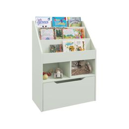 HOMCOM Kinder B&uuml;cherregal Hellgr&uuml;n | Gr.: onesize