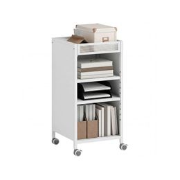 HOMCOM B&uuml;cherregal-35L x 34B x 69,5H cm-Wei&szlig; | Gr.: onesize