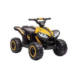 HOMCOM 12V Kinderquad 3-6km/h 3-5 Jahre Gelb | Gr.: onesize