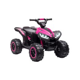 HOMCOM 12V Kinderquad 3-6km/h 3-5 Jahre Rosa | Gr.: onesize