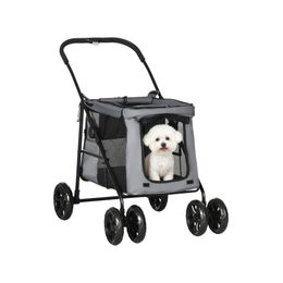 PawHut Hundewagen 102L x 62B x 105H cm | Gr.: onesize