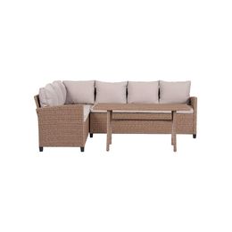ebuy24 Sofa-set 2 teilig Natur 175 x 67 cm | Gr.: onesize