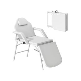HOMCOM Massagetisch-182L x 82B x 68H cm-Wei&szlig; | Gr.: onesize