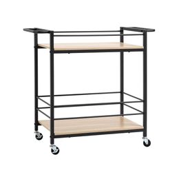 HOMCOM K&uuml;chenwagen-82L x 40B x 75H cm-Naturholz | Gr.: onesize