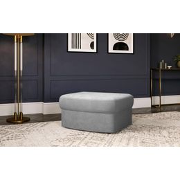 Sit & More Polsterhocker SIT & MORE "Jazz", grau, B:84cm H:43cm T:70cm, 100% Polyester, Hocker, Polsterhocker