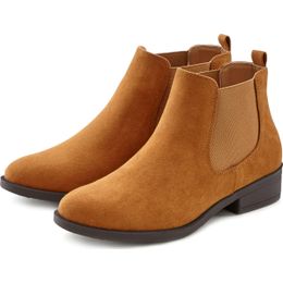 Vivance Damen Chelseaboots camelfarben Gr&ouml;&szlig;e 42