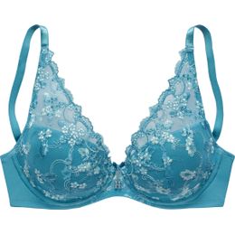 Lascana Damen Schalen-BH petrol-air Gr&ouml;&szlig;e 85B