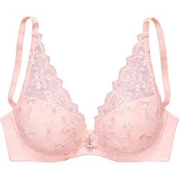 Lascana Damen Schalen-BH ros&eacute;-creme Gr&ouml;&szlig;e 80C