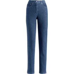 CR&Eacute;ATION L Damen 5-Pocket-Jeans mit innenliegendem Dehnbund blue-stone-washed Gr&ouml;&szlig;e 44